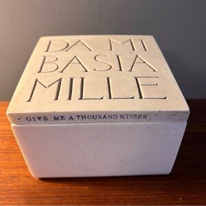 Storage & Organization | Da Mi Basia Mille Marble Look Trinket Box ...